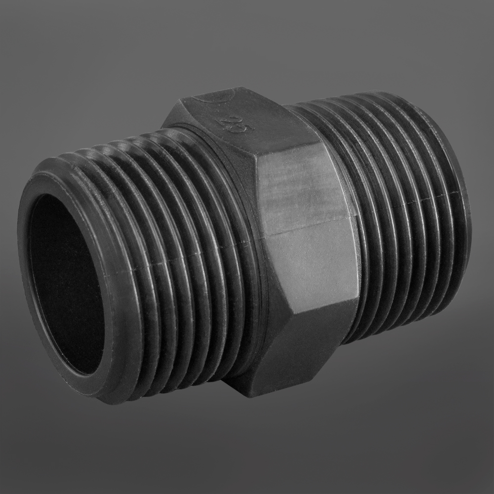 Niple de Unión Rosca Fina 1 Pulgada – 25 mm - Sustentable y Calidad
