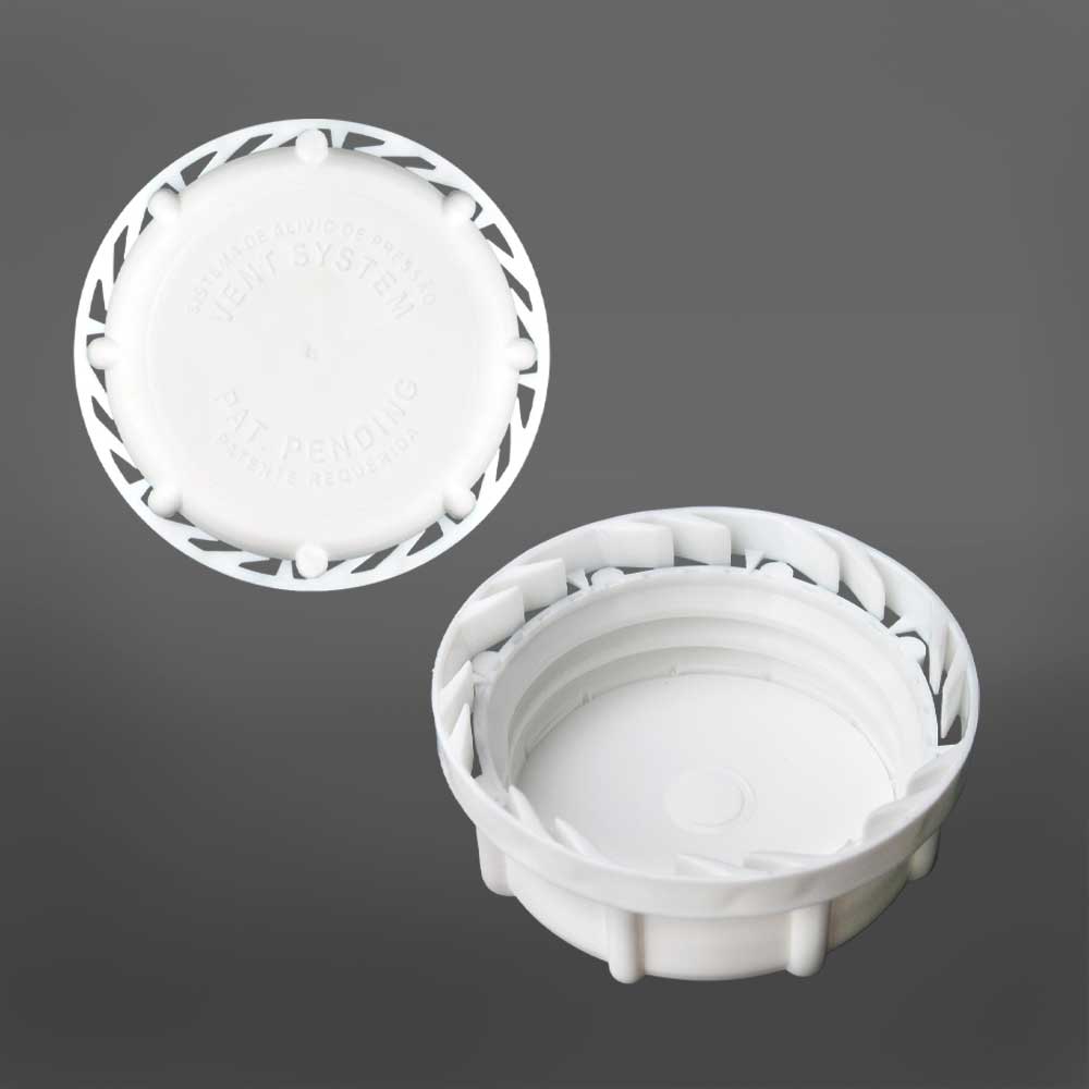 Tapa Valvulada DIN 60 - Ventilación y Seguridad con Micro Poros