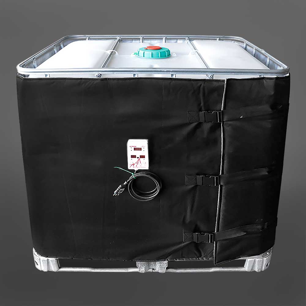 manta calefactora para IBC de 1000 Lts de 0°C a 90 °C