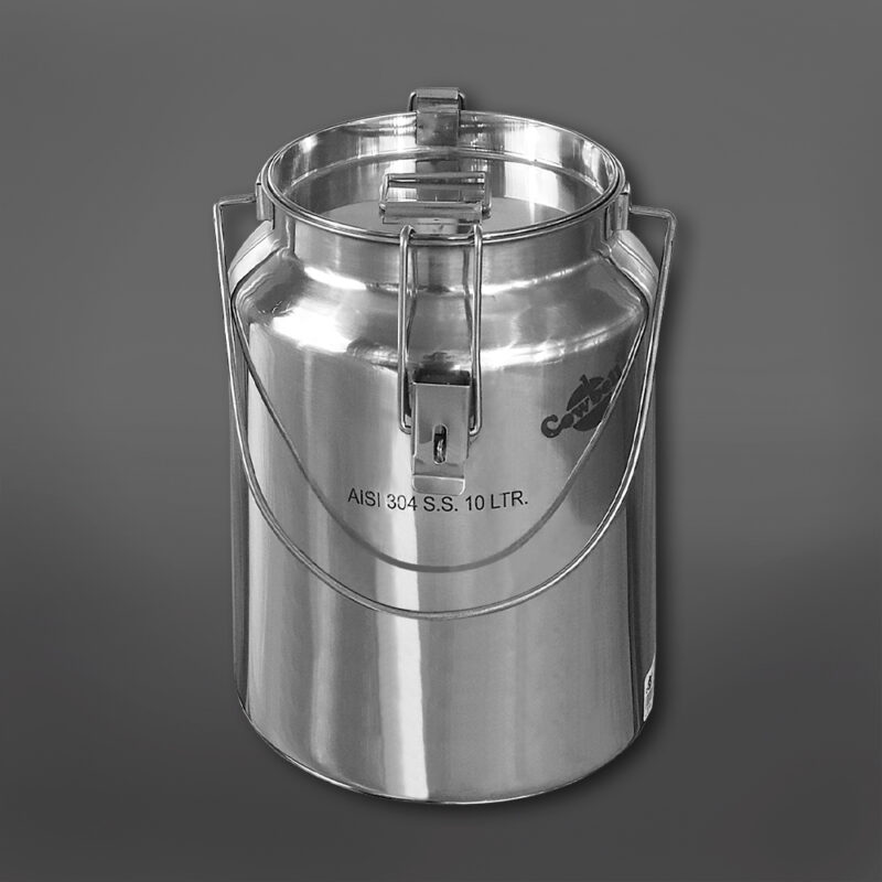 Lechero 10 Litros Sellable de Acero Inoxidable