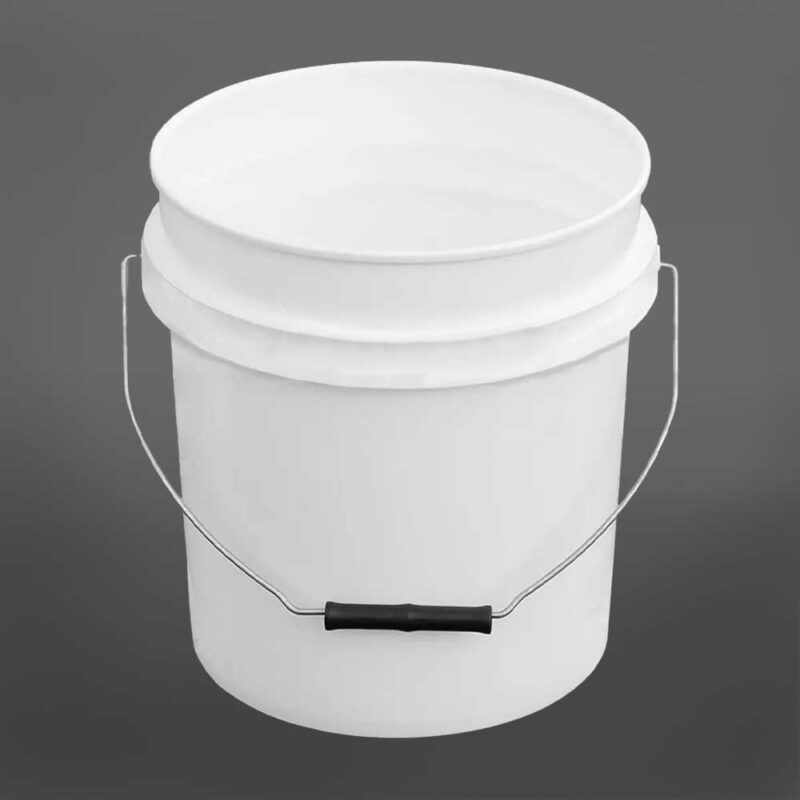 Balde Plástico de 20 Litros Blanco | Robusto y Duradero
