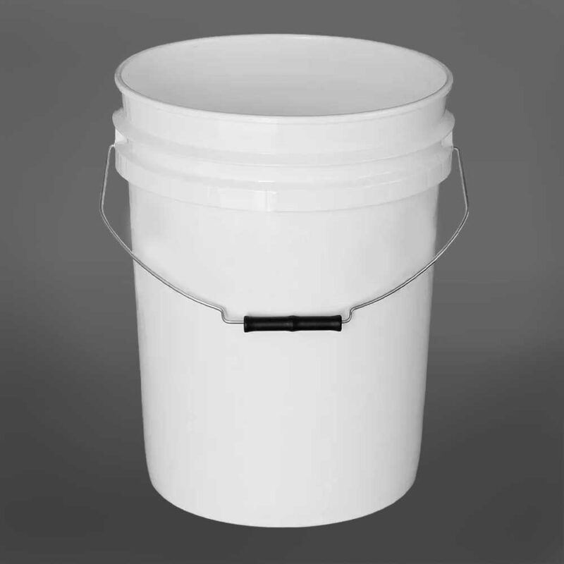 Balde Plástico de 20 Litros Blanco | Robusto y Duradero