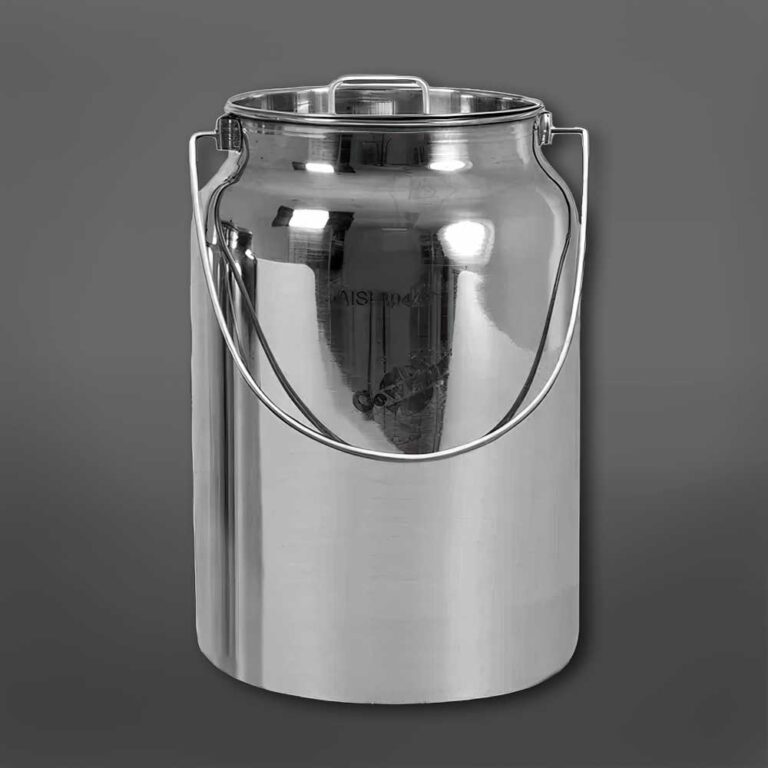 Bidón Lechero de 10 Litros Acero Inoxidable – Tapa Hermética