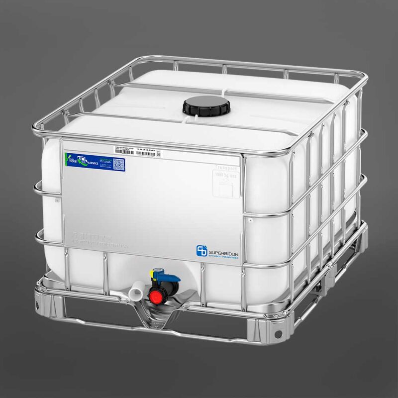 Estanque móvil 640 litros UN IBC diseño compacto de Calidad