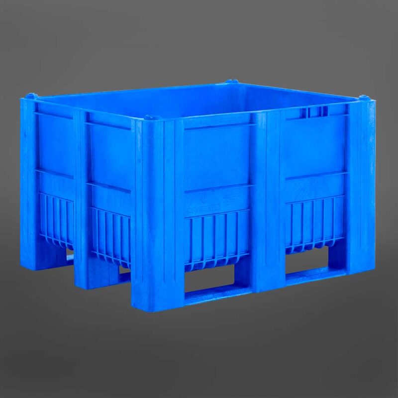 Bins Plástico 610 litros Azul | Resistencia y Alta Calidad