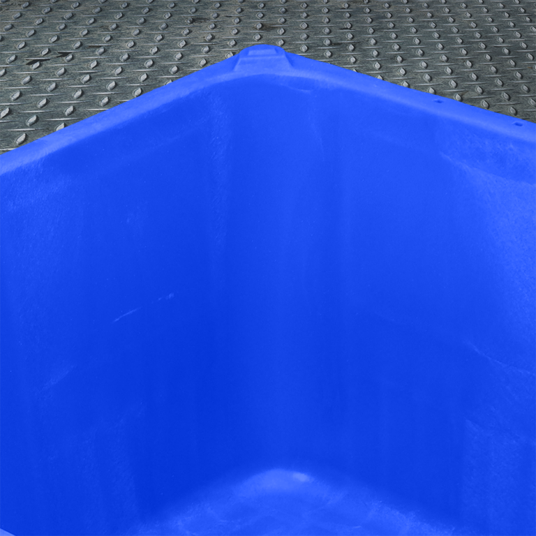 Bins Plástico 610 litros Azul | Resistencia y Alta Calidad