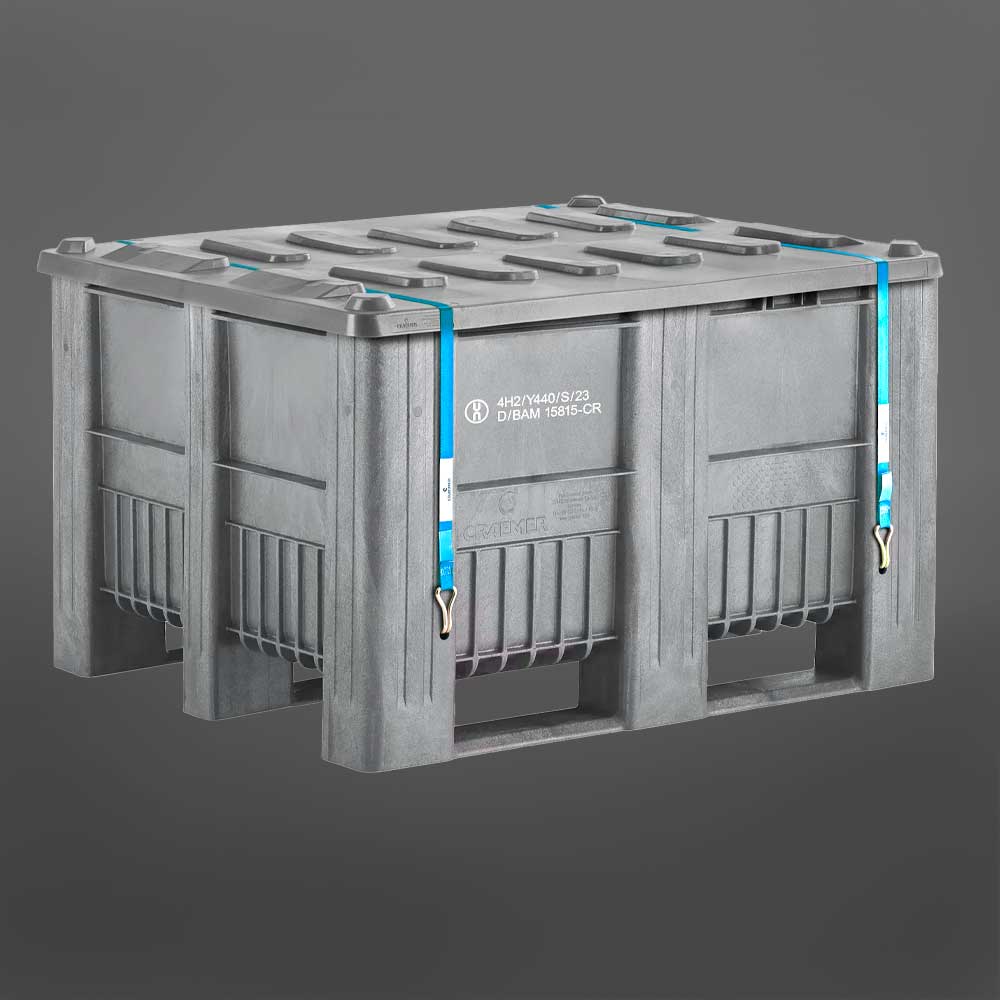 Bins plástico de 1000 litros, Capacidad Extrema, Máx Calidad