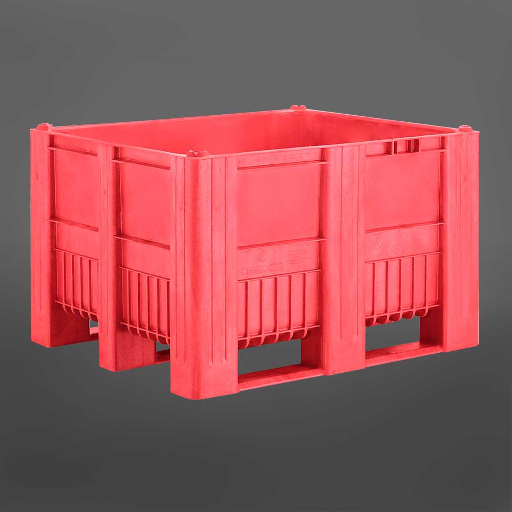 Bins Rojo 610 litros | soporta hasta 5000 kg | Calidad
