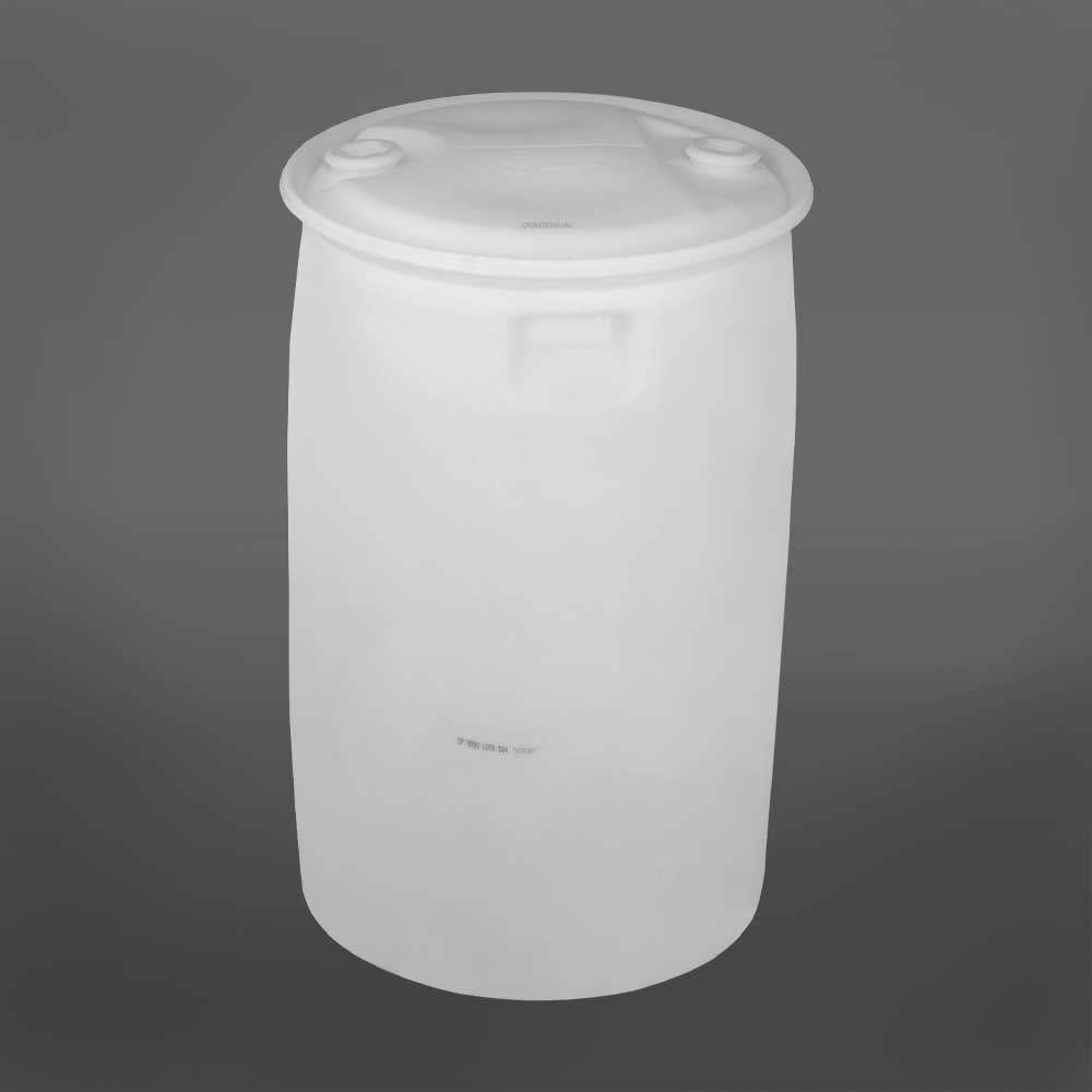 Tambor plástico 208 L UN natural traslúcido