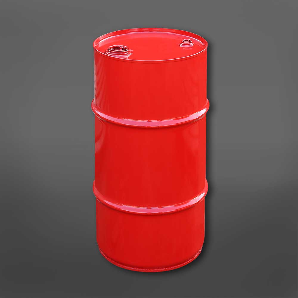 Tambor metálico 60 litros rojo - Superbidón
